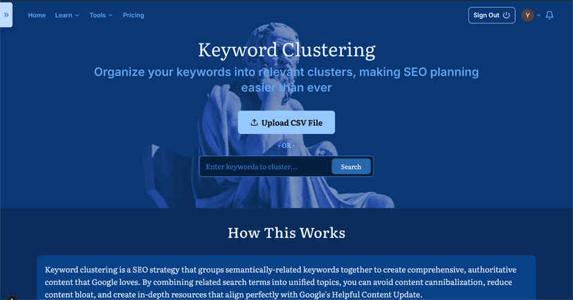 Free Keyword Clustering & Grouping Tool For SEO